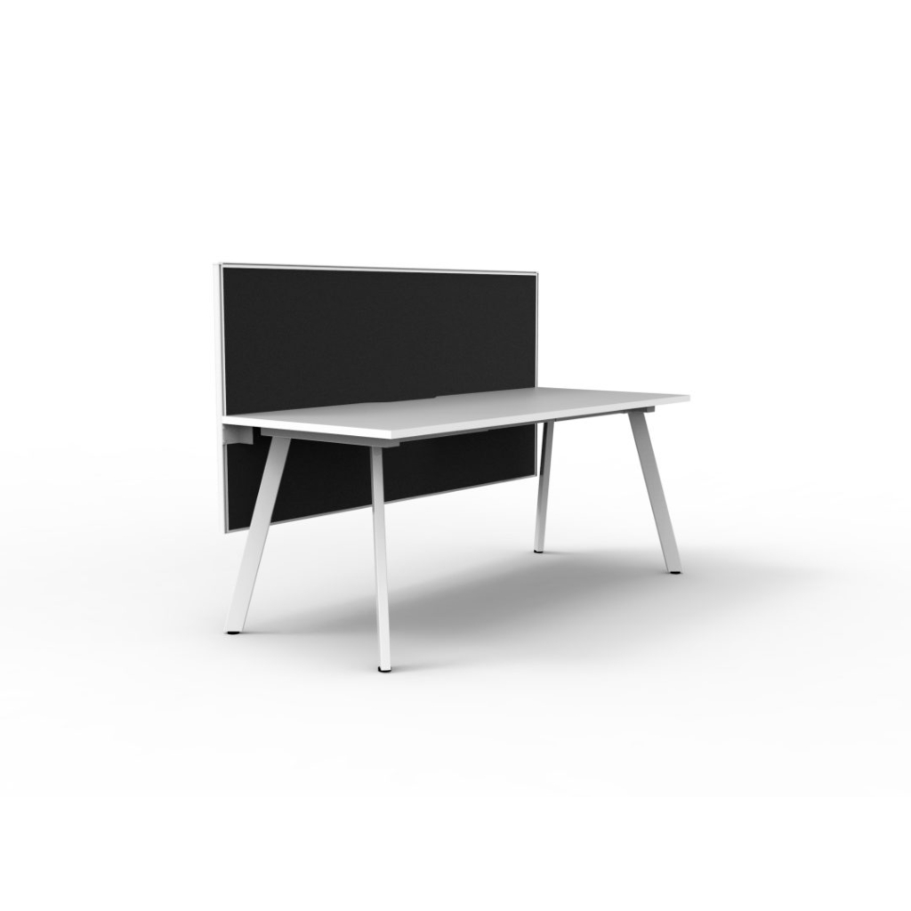 Desk Mounted Partition Screens (Pinnable Fabric) - Elevate Ergonomics