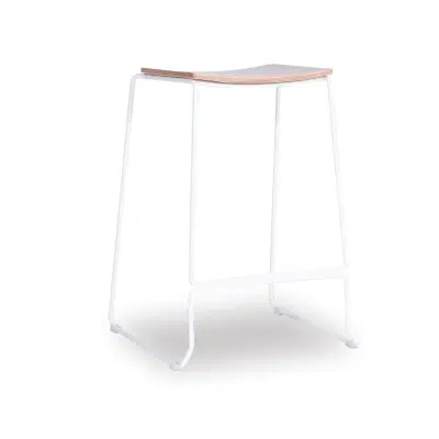 Ardent Timber Bar Bench Stool - Elevate Ergonomics